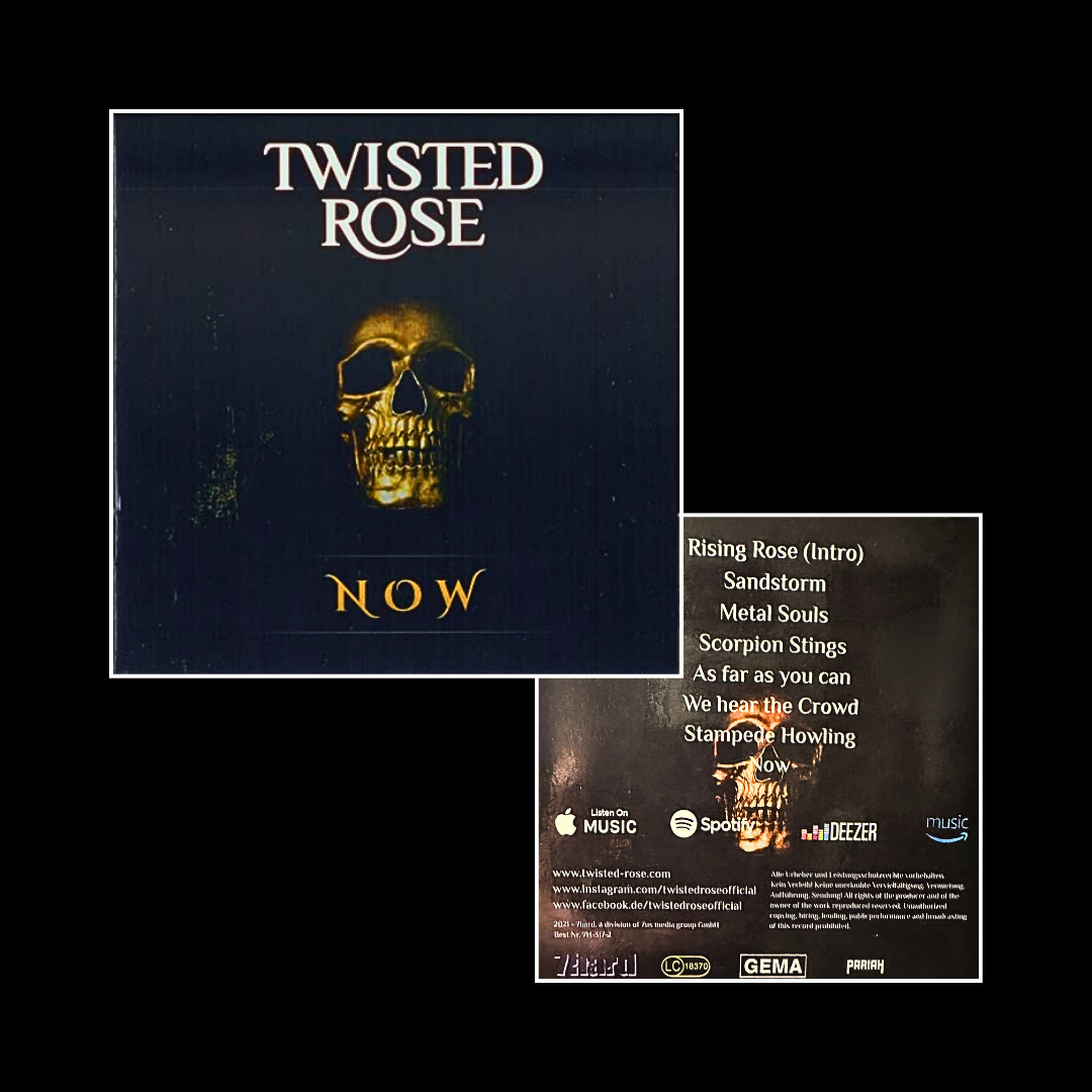 Twisted Rose Album "NOW" – Twisted Rose Merch